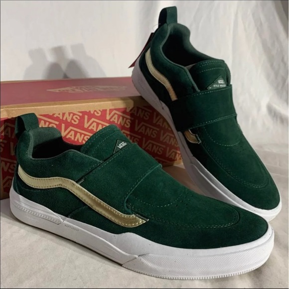 Vans | Shoes | Vans Kyle Walker Pro 2 Shake Junt Forest Green Gold ...